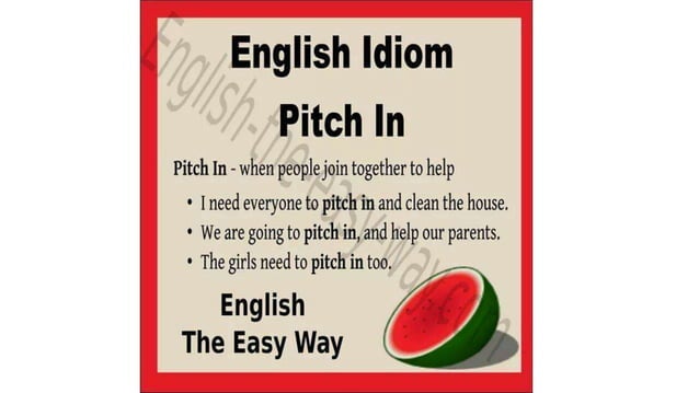 English idioms | PPT