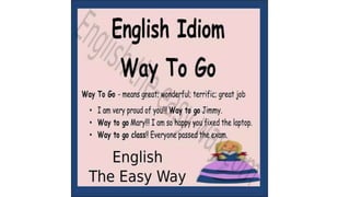 English idioms | PPT | Free Download