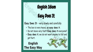 English idioms | PPT | Free Download