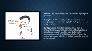 English Idioms | PPTX