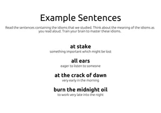 English Idioms Launch Set Eleven | PDF