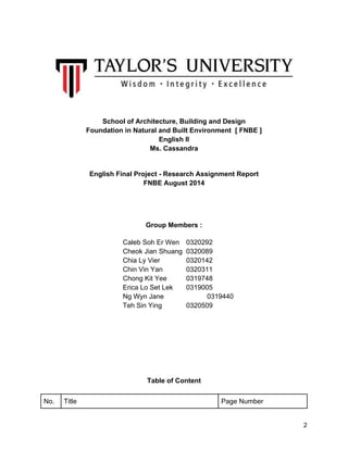 English ii finalassignment | PDF