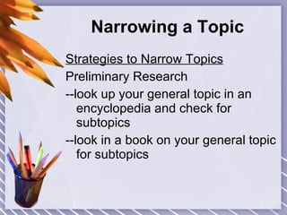 English 2 Research Papers Intro | PPT