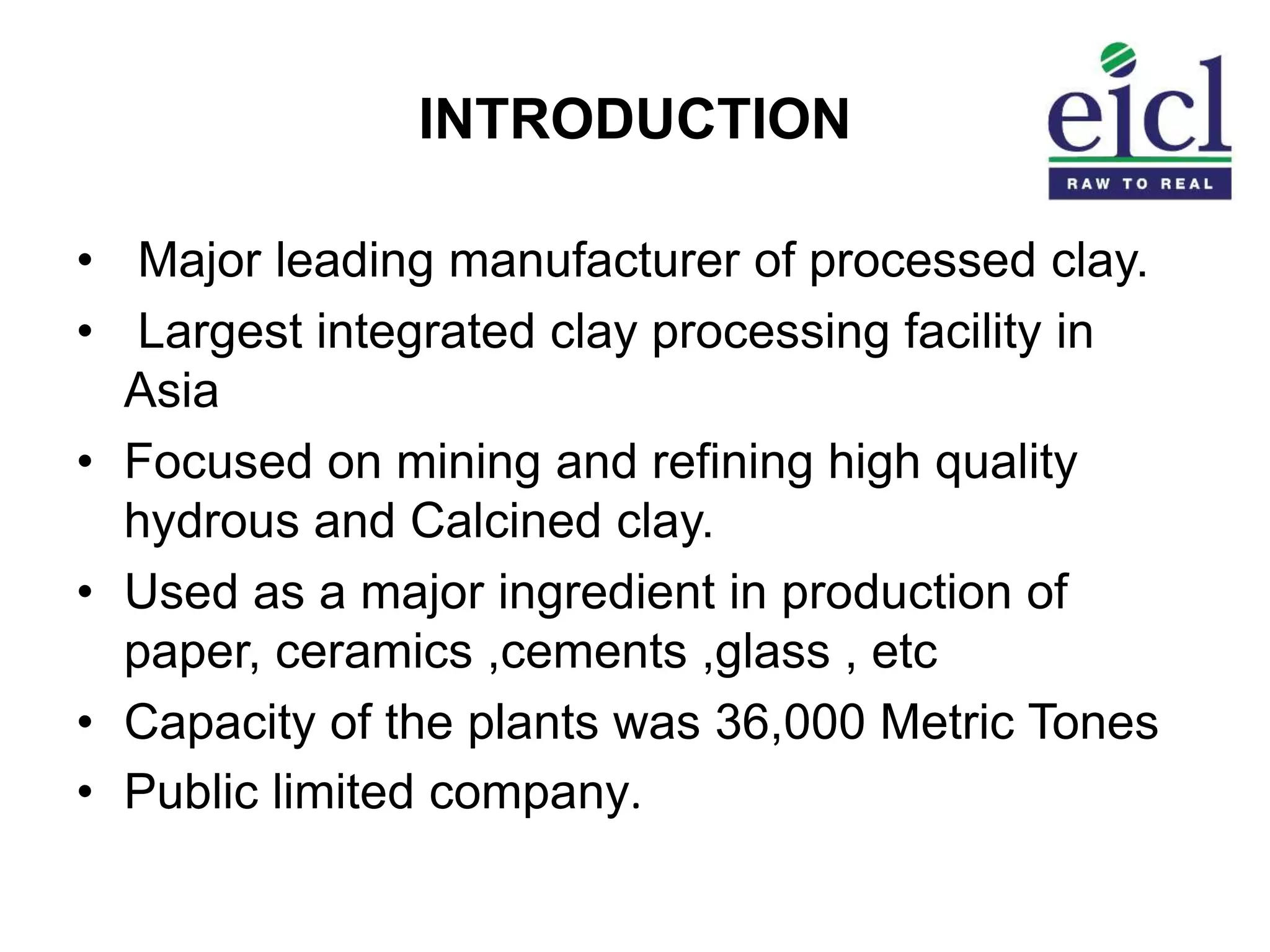 English indian clays limited.......... | PPTX