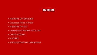 English in india | PPTX