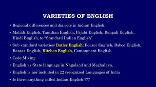 English in india | PPTX