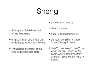 English in kenya | PPT