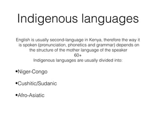 English in kenya | PPT