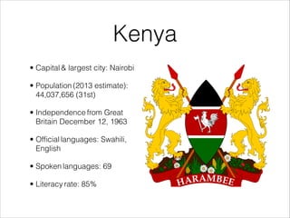 English in Kenya | PDF | Africa Travel | Travel Locations