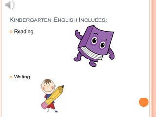English in kindergarten | PPTX