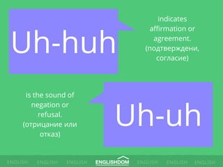 English interjections (английские междометия) | PDF