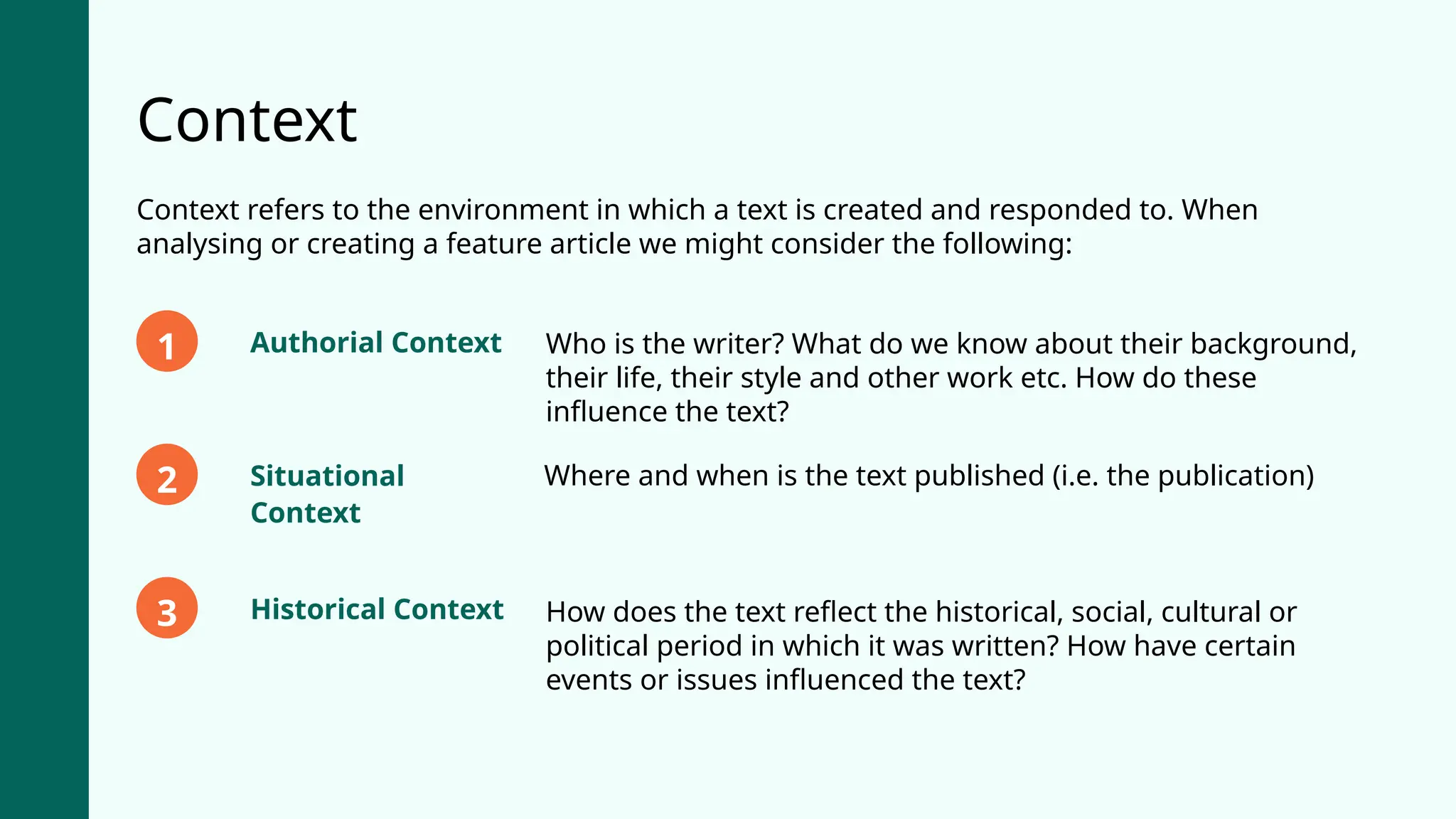 English Interpretive Feature Article Presentation in Pink Green Lined ...