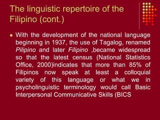 Development of English in the Philippines | PPT