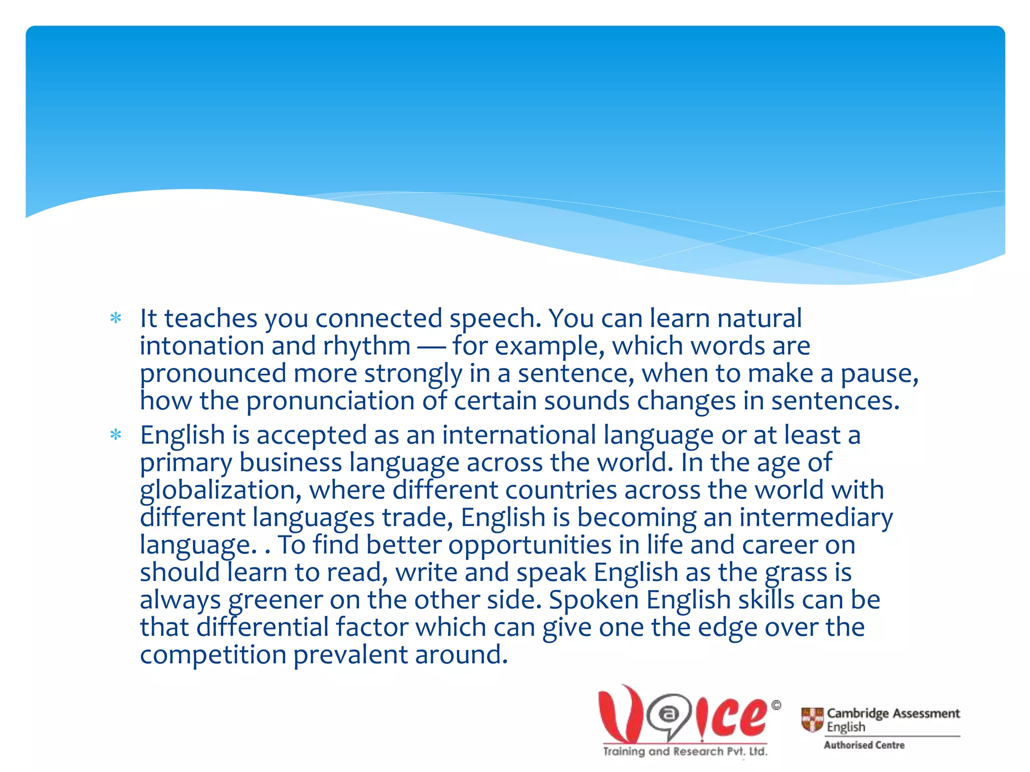 English in the spoken form | PPT