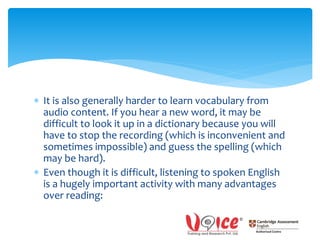 English in the spoken form | PPT