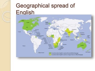 English in the world 1 | PPTX