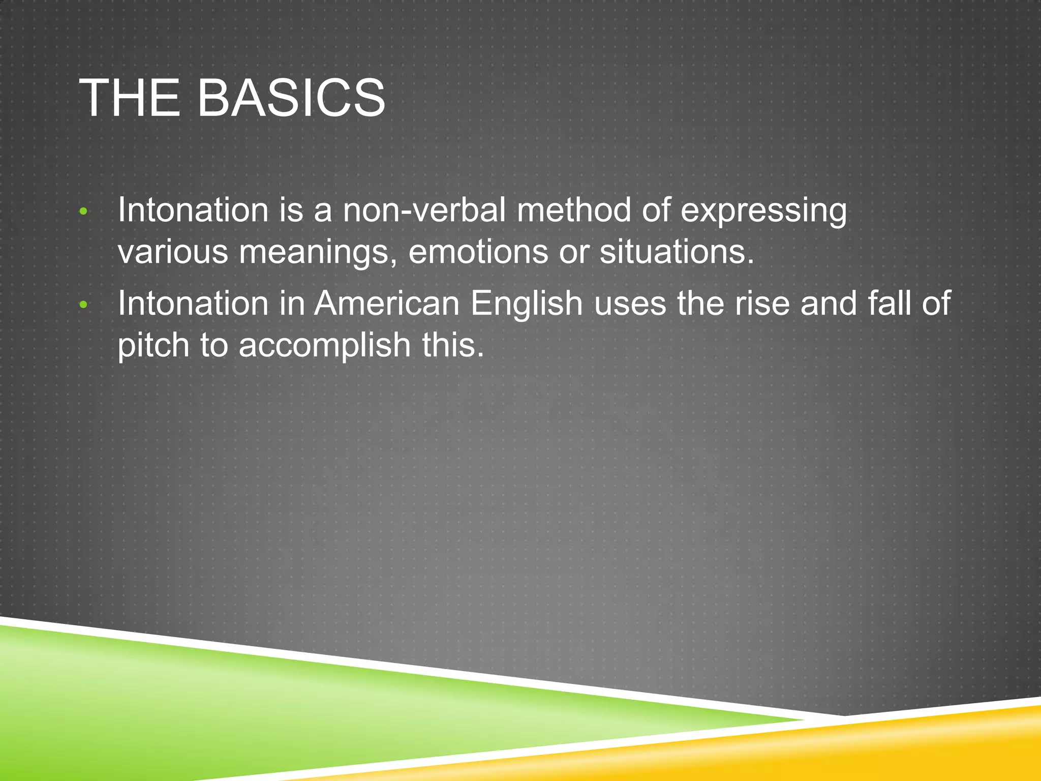 English intonation | PPTX