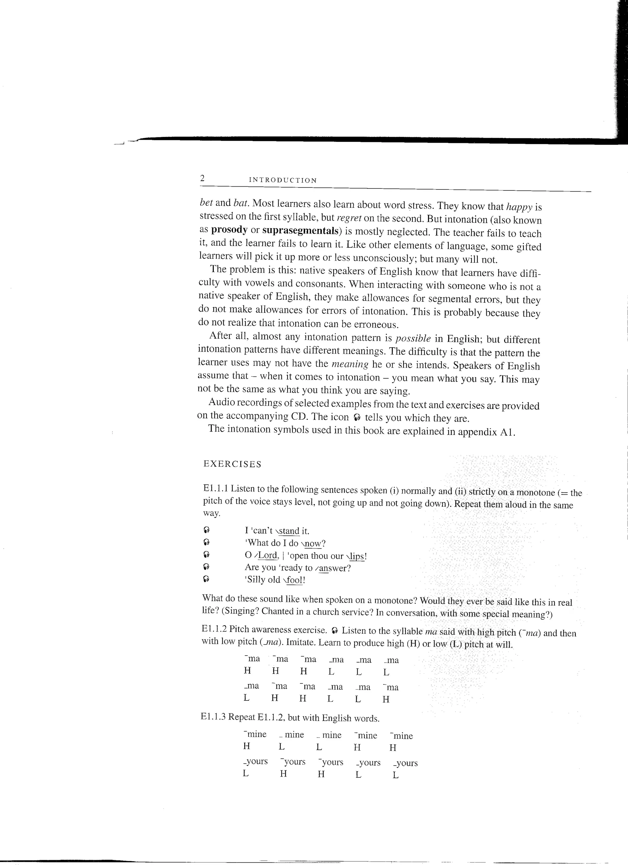 English intonation an introduction | PDF