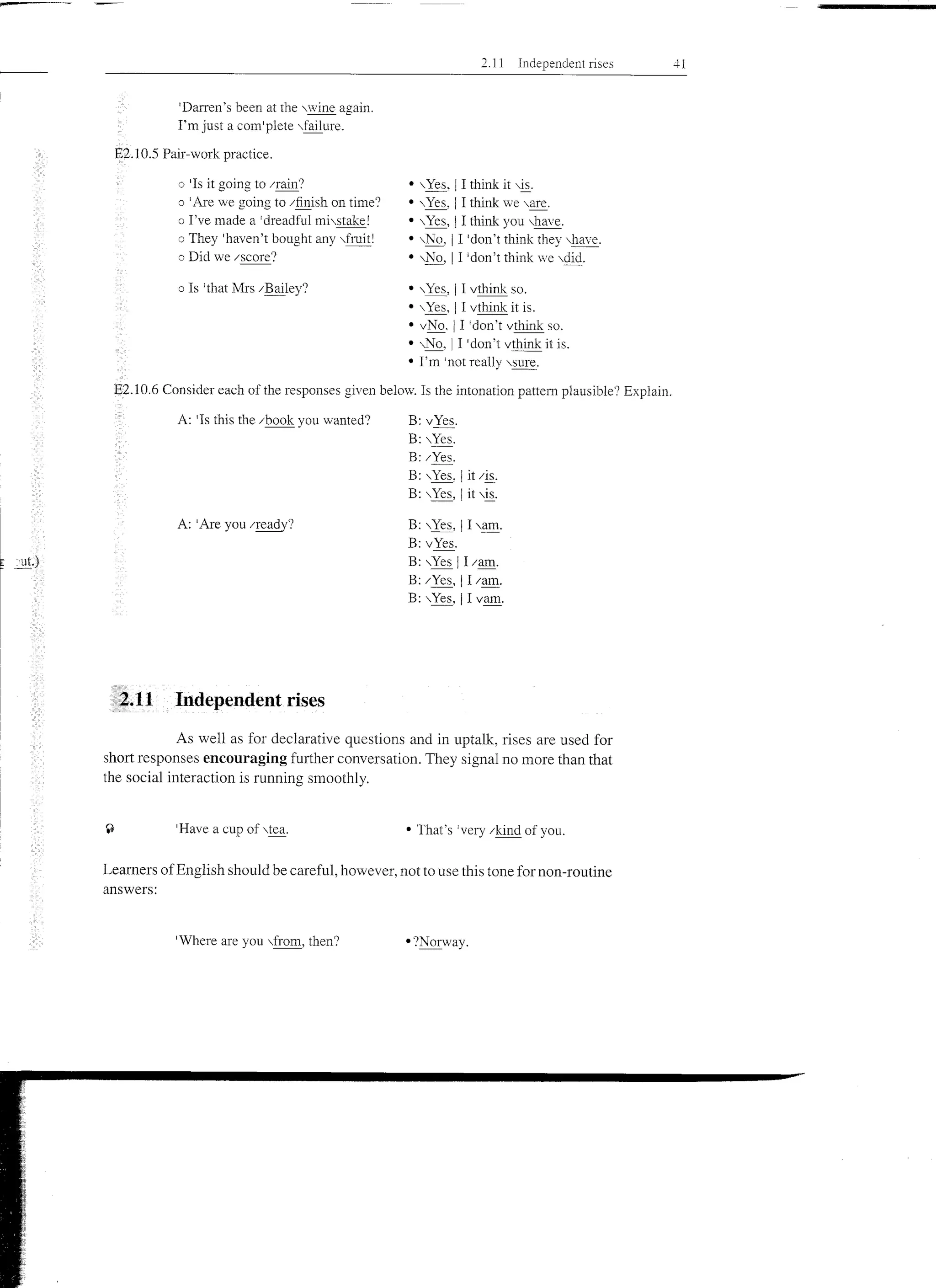 English intonation an introduction | PDF