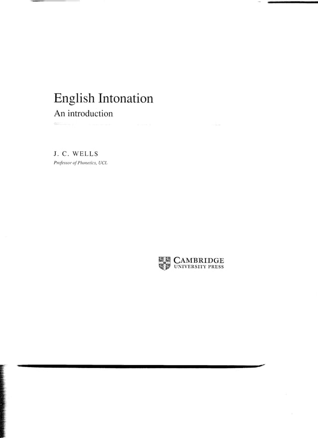 English intonation an introduction | PDF