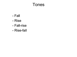 English intonation summary 2012 | PPTX