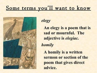 English (intro to beowulf) | PPT