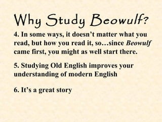 English (intro to beowulf) | PPT