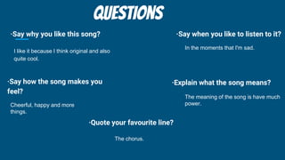 My favourite song | PPT