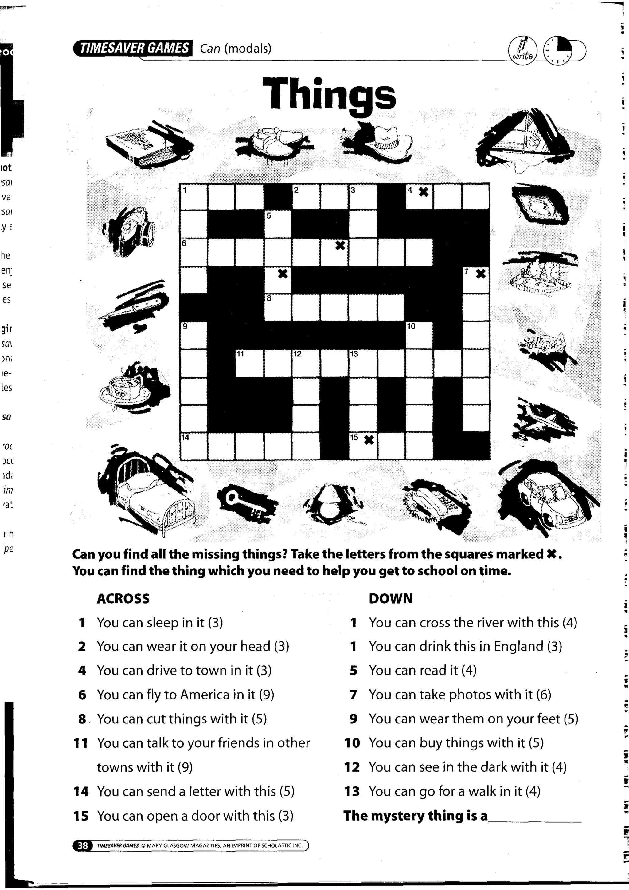 English in a fun way work out puzzle exercises | PDF