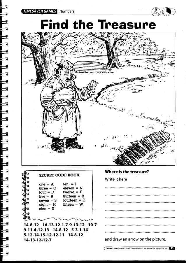 English in a fun way work out puzzle exercises | PDF