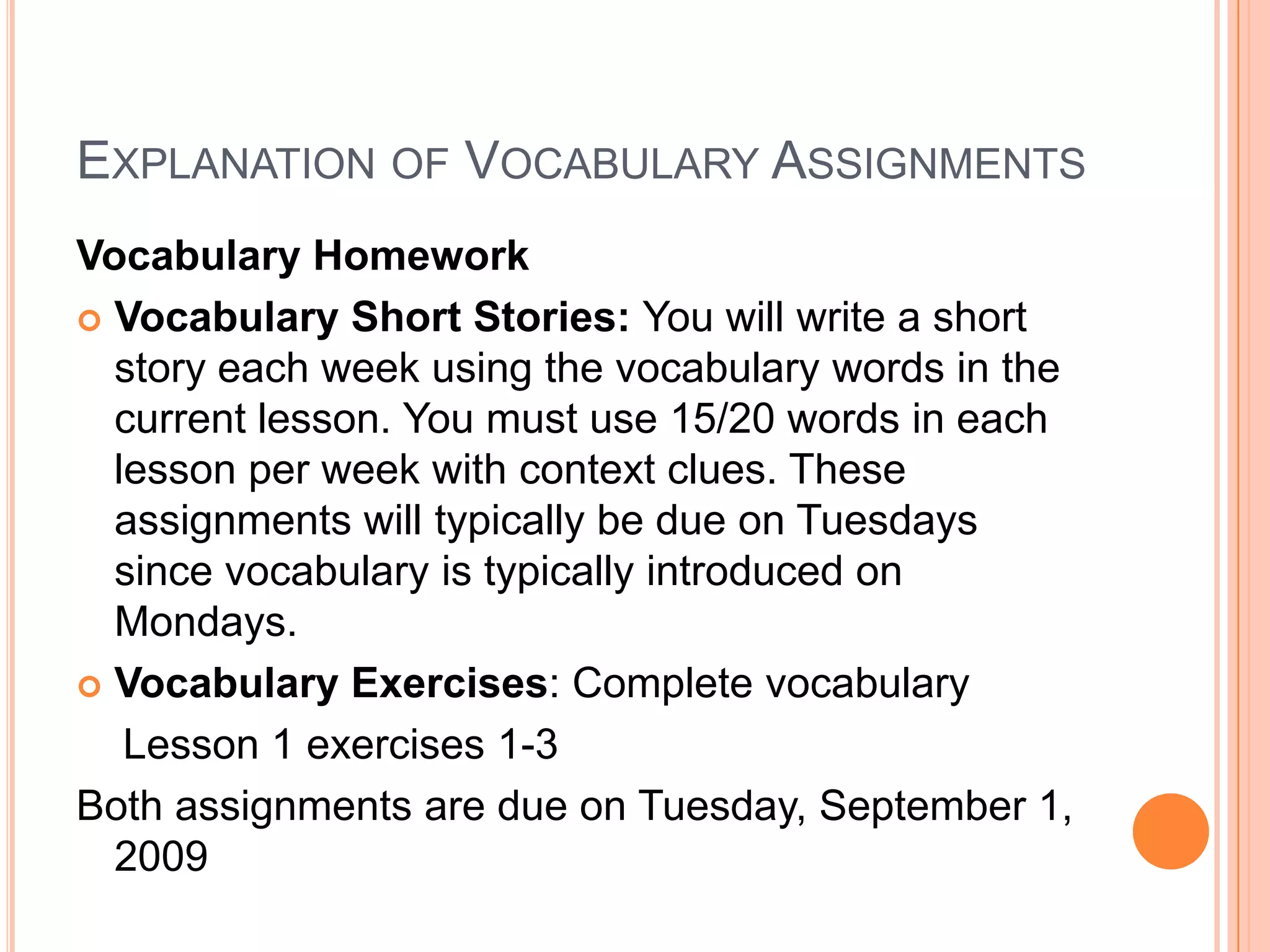 English IV Honors Vocab 1 | PPT