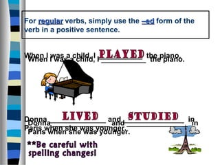 English klass 8 past tense (1) | PPT