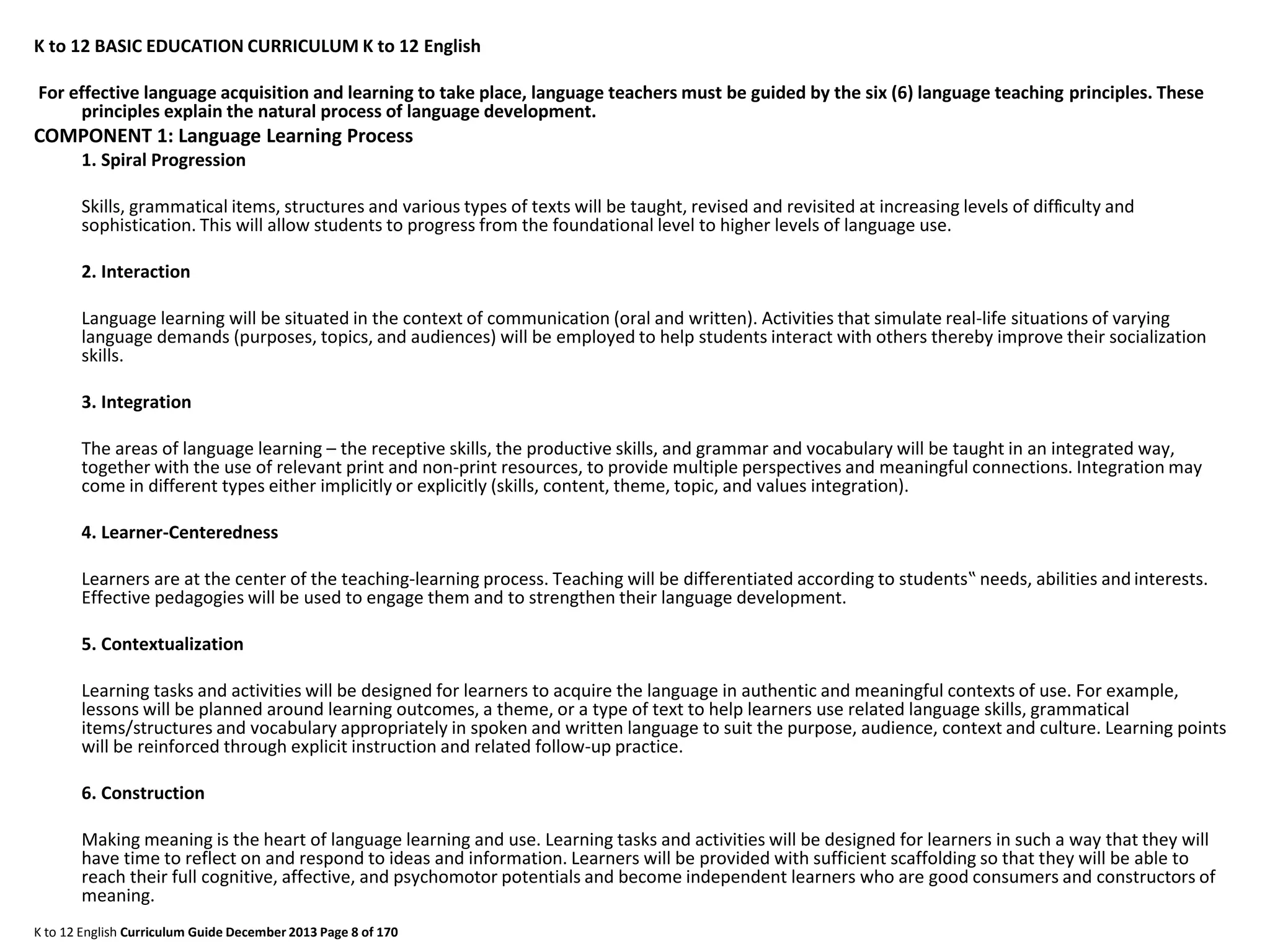 English kto12 curriculum guide | PPTX