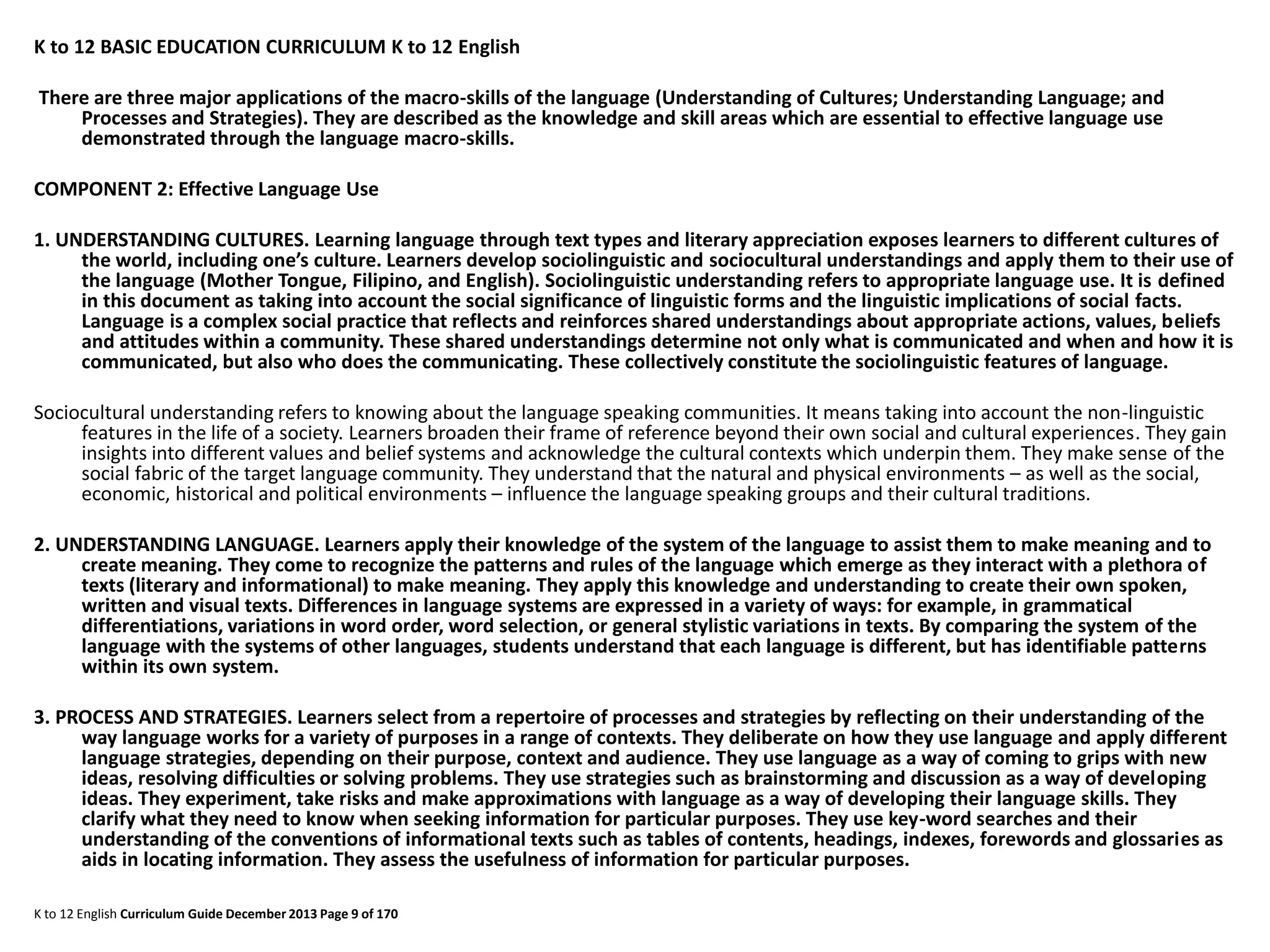 English kto12 curriculum guide | PPTX