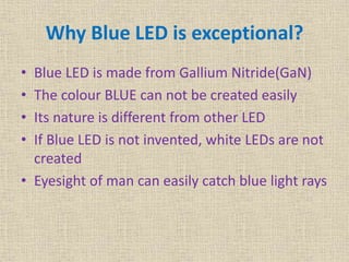 Blue Led: Key to modern energy efficient lighting | PPT