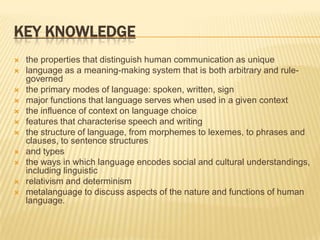 English language unit 1 | PPTX
