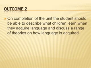 English language unit 1 | PPT