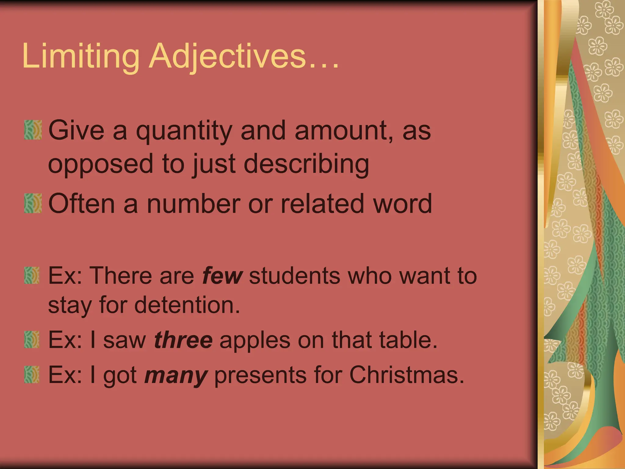 English Language - Adjectives Adverbs.ppt