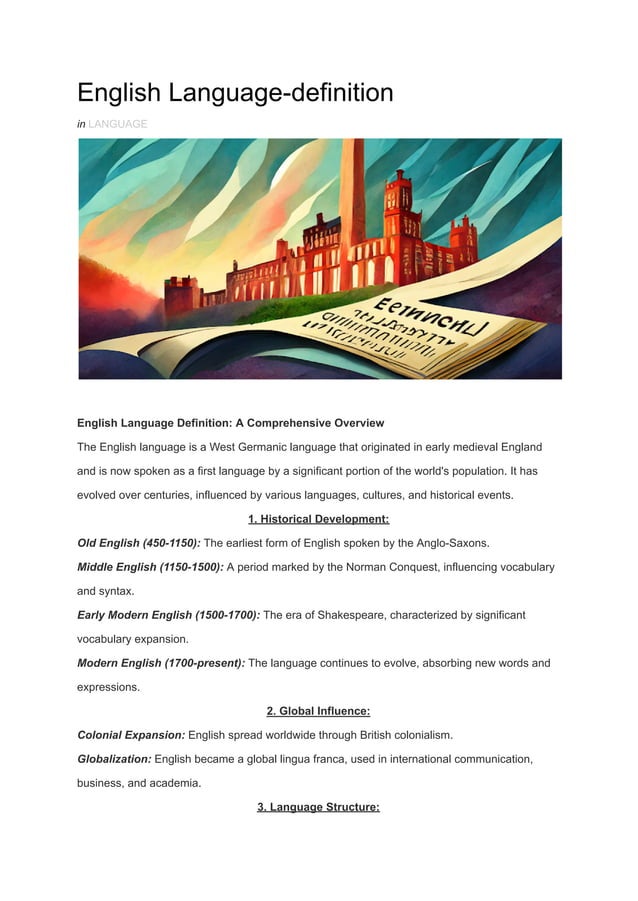 English Language-definition and briefly described in a particle .pdf ...