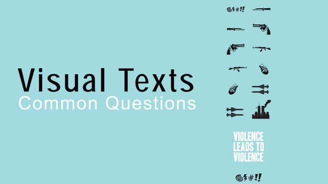 English Language - Visual Text | PDF