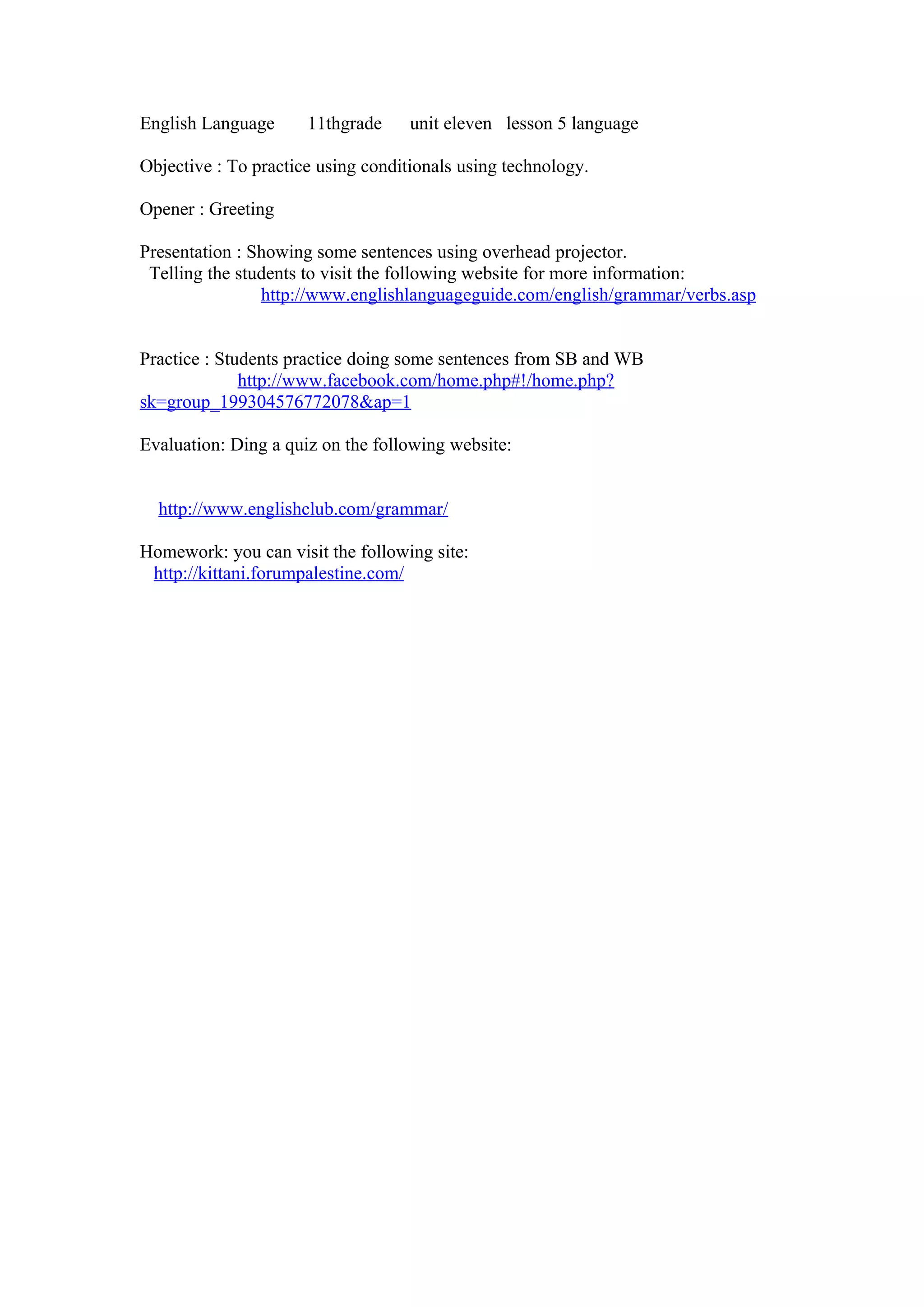 English language 11thgrade | DOC