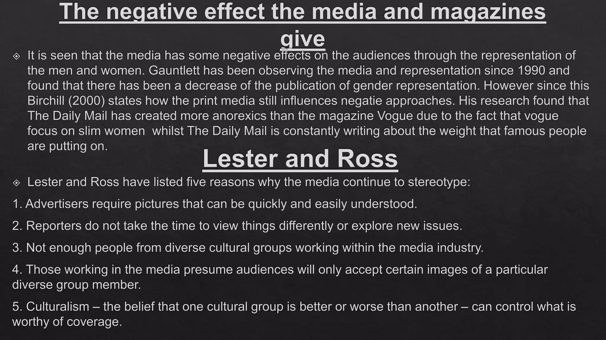 English language breakdown of main text | PPTX