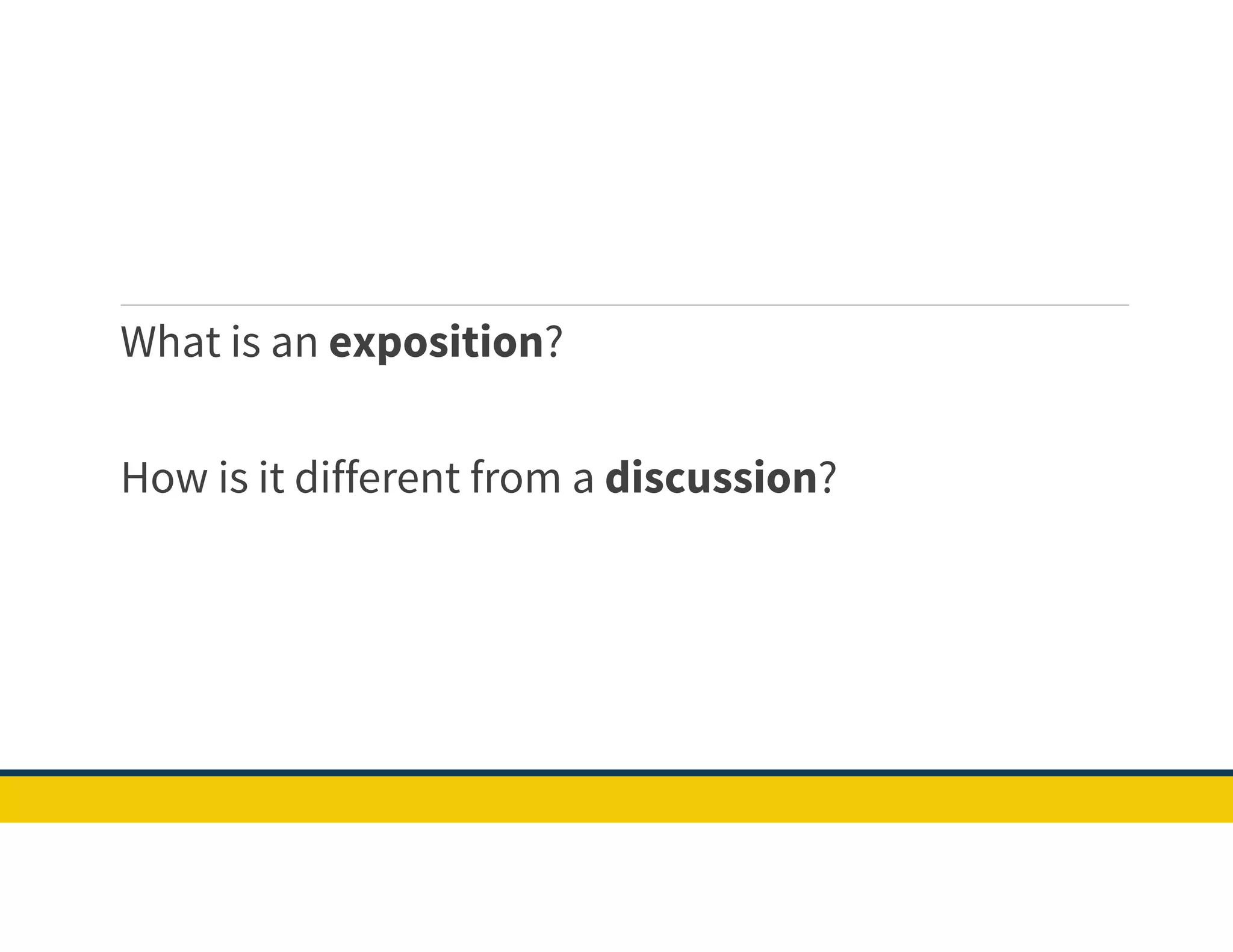 English Language Exposition/ Expository Writing | PDF