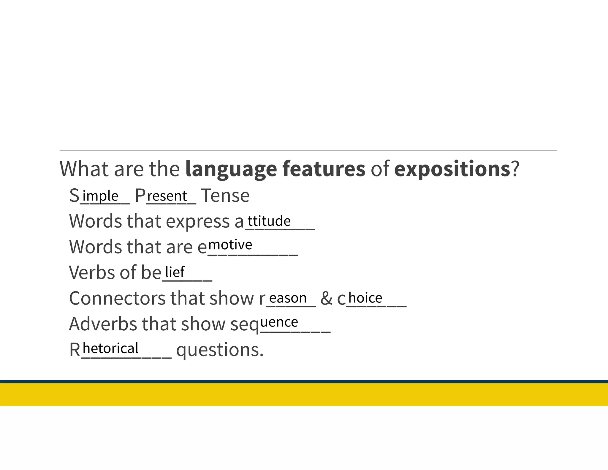English Language Exposition/ Expository Writing | PDF