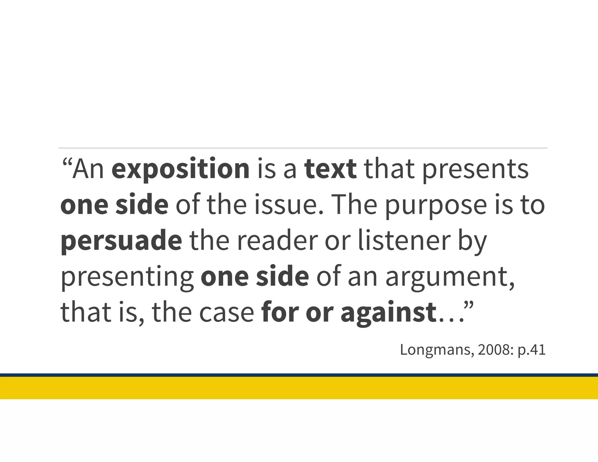 English Language Exposition/ Expository Writing | PDF