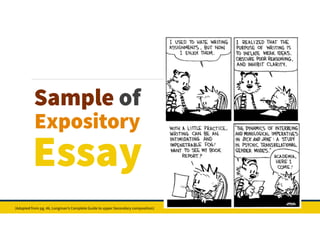 English Language Exposition/ Expository Writing | PDF