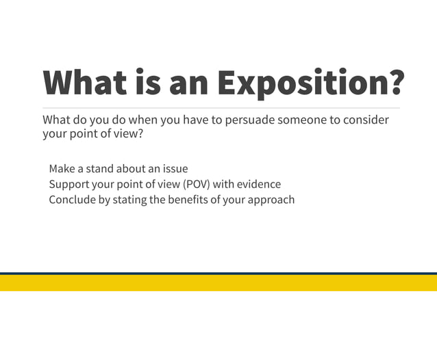 English Language Exposition/ Expository Writing | PDF