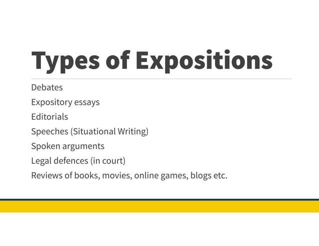 English Language Exposition/ Expository Writing | PDF