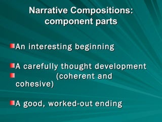 Narrative Writing | PPT