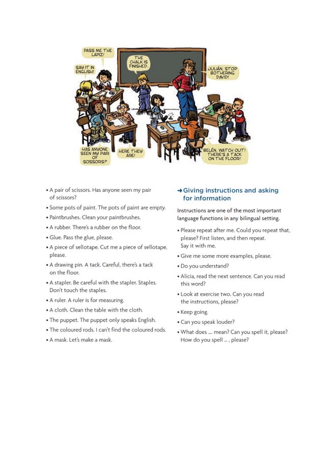 English language in classroom | PDF